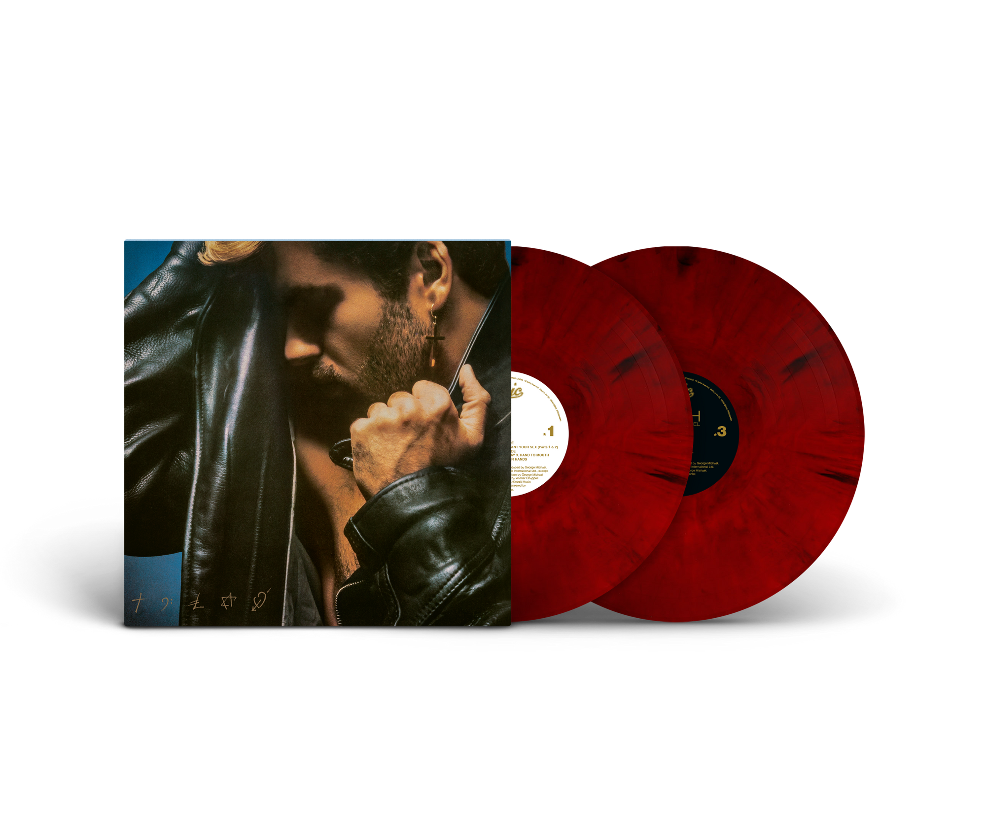Faith (Red & Black Marble Vinyl) | George Michael US | The Official Store